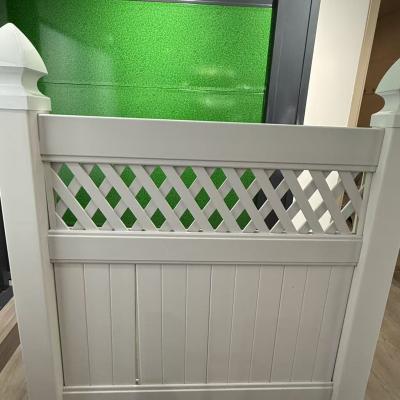 China Strong PVC Privacy Fence Providing Privacy Security And Stylish Appearance Suitable For Residential Gardens And Outdoor Spaces for sale