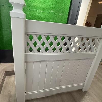 China Rust proof plastic pvc fencing Garden Sight Block Wall for sale