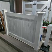China High Density Solid PVC Privacy Fence 6ft High for sale
