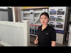 uso esterno privacy porta lunga durata bianco PVC recinzione privacy