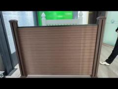 WPC Fence Stylish Corrosion Resistant  Stronger than Wood