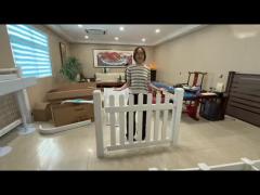 1.22m High Lightweight PVC Garden Fence Cost Effective for Yards Outdoor spaces