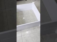 모듈형 PVC 정원 화분 상자 직사각형 모양 유연한 확장