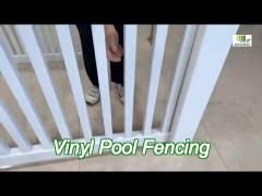 pvc coating smooth vinyl fencing around pool low maintenance 8ft wide