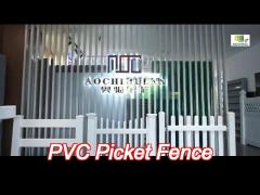 attractive decorative ideal white picket pvc fence durable insect resistance
