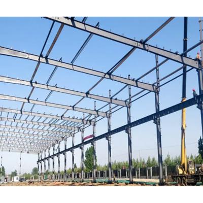 China Galvanized Prefabricated Steel Building Metal Steel Warehouse Construction Q345 for sale