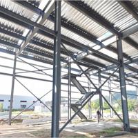 Quality Galvanized Painted Steel Structure Workshop Galvanized Steel Frame Customized for sale