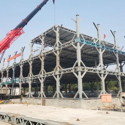 Cina ODM Edifici in acciaio prefabbricati Resistenza al vento Edifici a grattacieli Ufficio in vendita