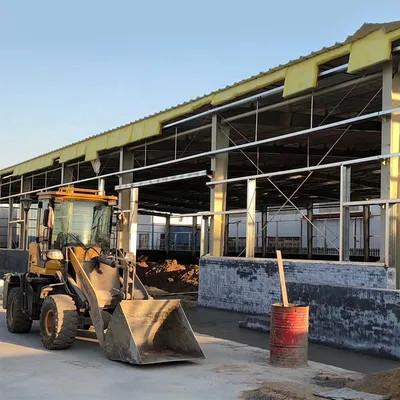 Cina Edifici agricoli Capannone di acciaio Colori personalizzabili Dimensioni magazzino di acciaio industriale in vendita