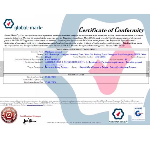  - Dongguan OE HOME Furniture Co., Ltd.