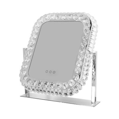 China Maquillaje Led Makeup Mirror Brush Set Hollywood Lights for sale