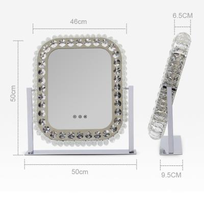 China Maquillaje Led Makeup Mirror Brush Set Hollywood Lights for sale