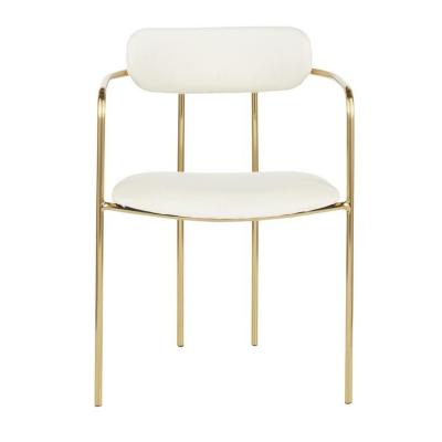 China Conjunto Contemporâneo de Dinette Redondo Cadeira de Braço Acolchada de Veludo Para Casa à venda