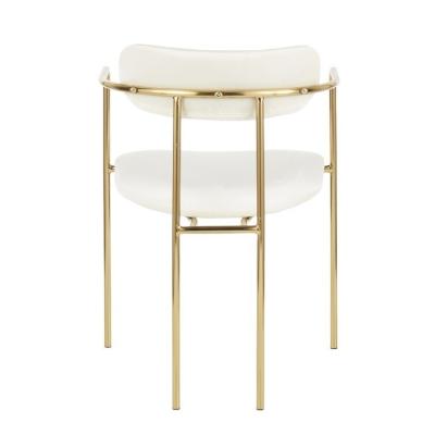 China Conjunto Contemporâneo de Dinette Redondo Cadeira de Braço Acolchada de Veludo Para Casa à venda