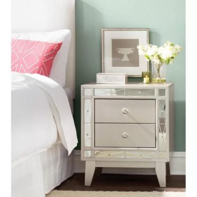 China Custom Made upholstered Contemporary Bedroom Sets MDF Wood for sale