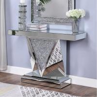 China Luxury Crystal Venetian Mirrored Console Table Rectangular for sale