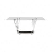 China Space Saving Oblong Dining Room Table Wood Rectangle Custom for sale