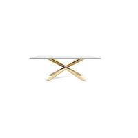 China Space Saving Oblong Dining Room Table Wood Rectangle Custom for sale