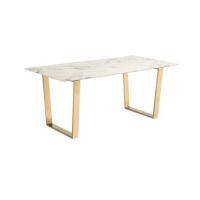 China Space Saving Oblong Dining Room Table Wood Rectangle Custom for sale