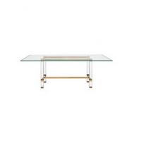 China Space Saving Oblong Dining Room Table Wood Rectangle Custom for sale