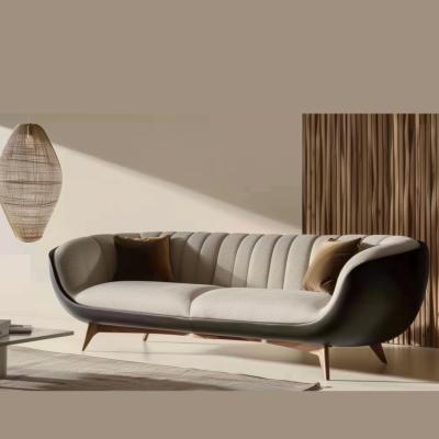 Cina Divano moderno imbottito da 2 a 3 posti Divano leggero Salone di lusso Divano da letto Divani di cuoio Divano mobili in vendita