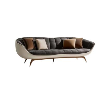 Cina Divano moderno imbottito da 2 a 3 posti Divano leggero Salone di lusso Divano da letto Divani di cuoio Divano mobili in vendita