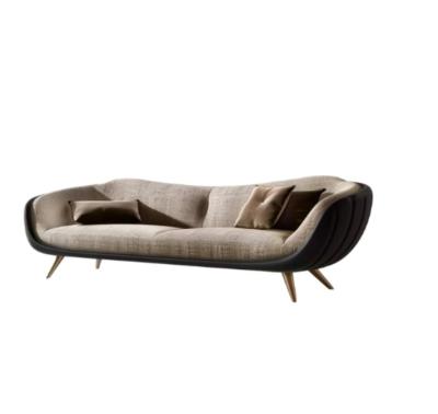 Cina Moderno Divano Set 3 Sedie Soft Bay Soggiorno Seduta Divano Boucle Tessuto Arredamento Bianco Materiale di riempimento schiuma in vendita