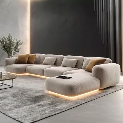 Cina Divano sezionale in tessuto di velluto moderno da due posti per il comfort in camera da letto in vendita