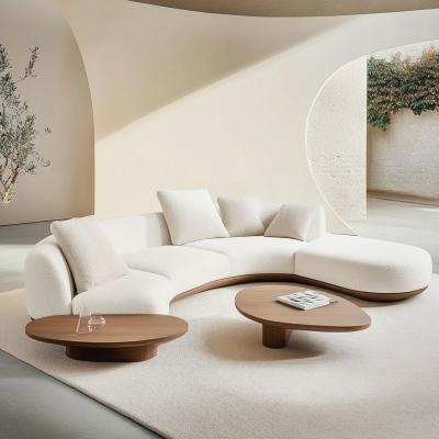 Cina 2 Divano a colori di noce in stile Wabi-sabi giapponese per il design del soggiorno moderno e il set di mobili per la casa in vendita