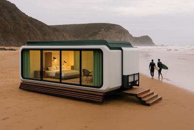 Cina Moderno modulo prefabbricato in acciaio 20FT/40FT, casa prefabbricata contemporanea, soggiorno, camera da letto, capsula spaziale mobile container in vendita