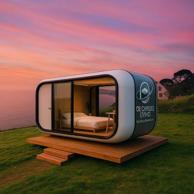 Cina Capsula abitativa modulare di lusso 7 in acciaio prefabbricata Smart Tiny Space Capsule Home Prefabbricata Capsule Room Hotel Capsule House Outdoor in vendita