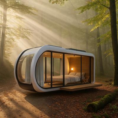 Cina Spain Hotel Space Capsule House 5 Star Steel Buildings Space Capsule Container Houses Commercial House Space Capsule in vendita