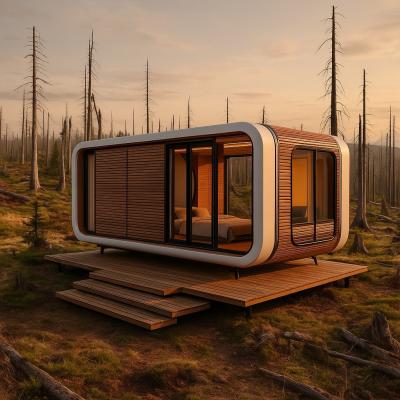 Cina Spain Hotel Space Capsule House 5 Star Steel Buildings Space Capsule Container Houses Commercial House Space Capsule in vendita