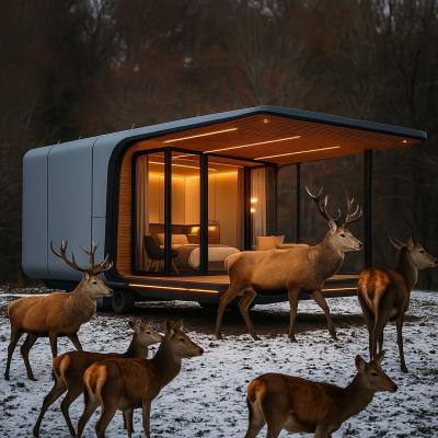 Cina Spain Hotel Space Capsule House 5 Star Steel Buildings Space Capsule Container Houses Commercial House Space Capsule in vendita
