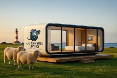 Cina Casa container moderna di lusso da 20 piedi, piccola struttura prefabbricata in acciaio residenziale per hotel, ville e appartamenti in vendita