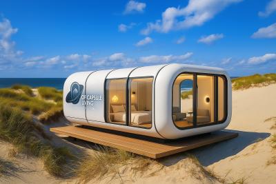 Cina Case modulari prefabbricate di lusso Holiday Resort Hotel Apple Cabin Capsule House in vendita