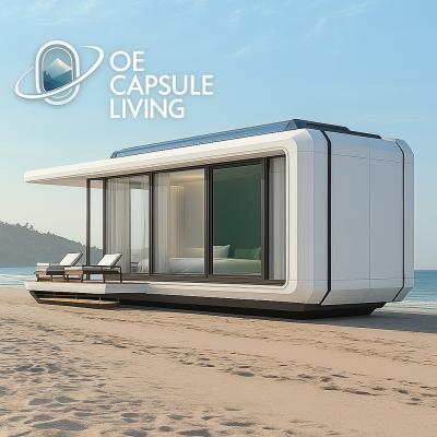 China 20/40ft Chinese Style Modular Prefab Tiny House Container Steel Material Cabin For Hotels Office Use for sale