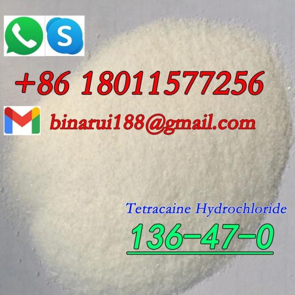 Quality Tetracaine Hydrochloride C15H25ClN2O2 Tetracaine HCl CAS 136-47-0 for sale