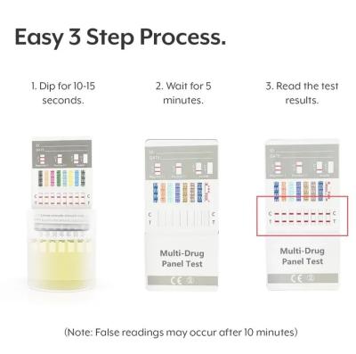 Quality 5 Panel Multi Drugtest One Step Urine Drug Medical Diagnostic Abuse Rapid for sale