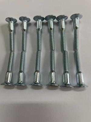 China Grade 4.8 Zinc Plated Hex Bolts M6X75 Carbon Steel Hex Bolt With Washer Assembled for sale