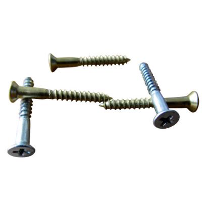 China Countersunk Head Brass Plated Screws DIN97 Stainless Steel Wood Screws Customized for sale