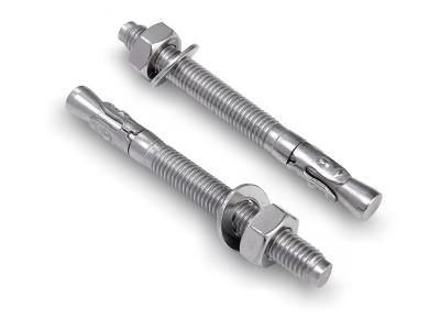 China Galvanized Sheet Medium Carbon Steel Wedge Anchor Bolt Zinc Plated Heavy Duty Fastening Solution for sale