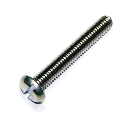 China Grade 6.8 OEM Screw DIN85 Slotted Pan Head Machine Screw M3 - M10 for sale