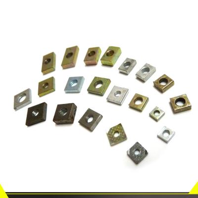 China M6 Square Head Nuts Grade 4.8 Carbon Steel Nuts for Industrial Applications for sale