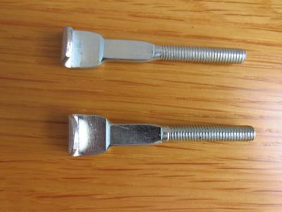 China Grade 6.8 CNC Turning Parts Zinc Plated Hook Screw Joint Connector for sale