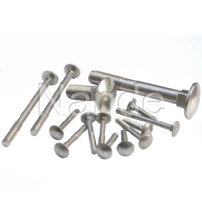 China DIN603 Stainless Steel Carriage Bolt M6 - M12 Mushroom Head Bolt for sale