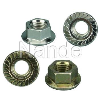Quality DIN6923 Metal Nut Grade 6.8 Carbon Steel Hex Nuts M3 - M36 For Industrial Applications for sale