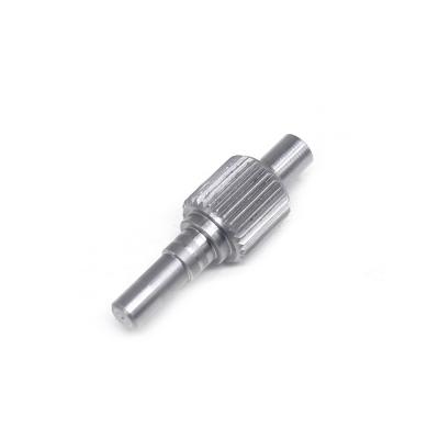 China Aluminum Alloy High Precision Shaft CNC Machining Gear Shaft For Sliding Gate for sale