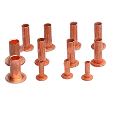 China Uncoated Pins And Rivets Tubular / Semi Tubular PCB Copper Rivets for sale