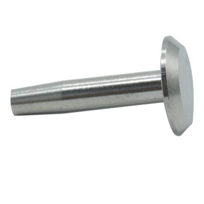 China Heat Resistant Solid Stainless Steel Rivets Bright Uncoated Steel Round Head Rivets For Jeans Buttons for sale